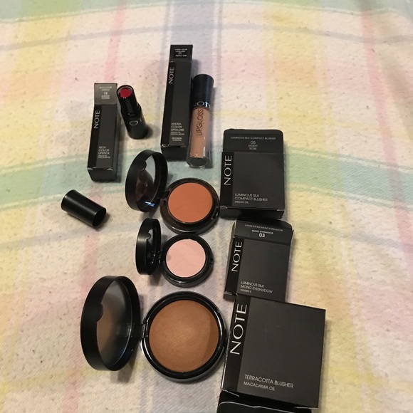 Note Cosmetics | Makeup | Authentic Note Cosmetics Bundle Cheeks Face ...